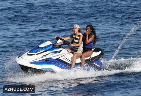 Gigi And Bella Hadid Spending Their Time At The Beach And Enjoying Some