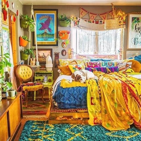 Hippie Style Bedroom Decor