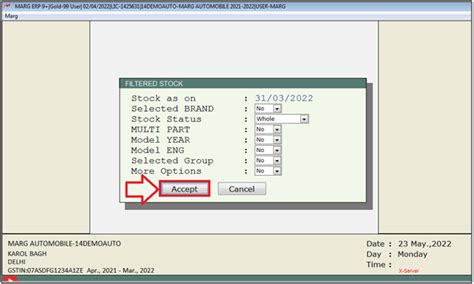 How To View Rack Number Wise Stock Report In Marg Software
