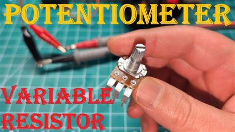 How A Potentiometer Works Adjustable Variable Resistor Youtube