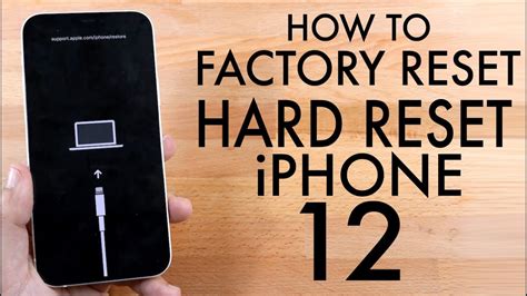 How To Factory Reset Hard Reset Any Iphone 12 Youtube