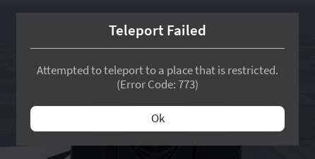 Attempt To Teleport To A Place That Is Restricted Scripting Support Developer Forum Roblox