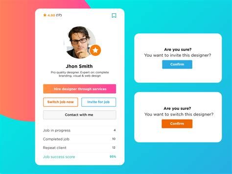 User Profile Ui Design By Nur Ux Ui Brand And More On Dribbble