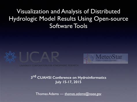Pdf Visualization And Analysis Of Distributed Hydrologic Model Results Using Open Source