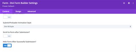 Hiding Form After Submission Divi Engine Documentation