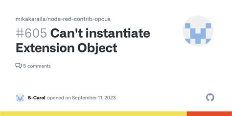 Cant Instantiate Extension Object · Issue 605 · Mikakarailanode Red Contrib Opcua · Github