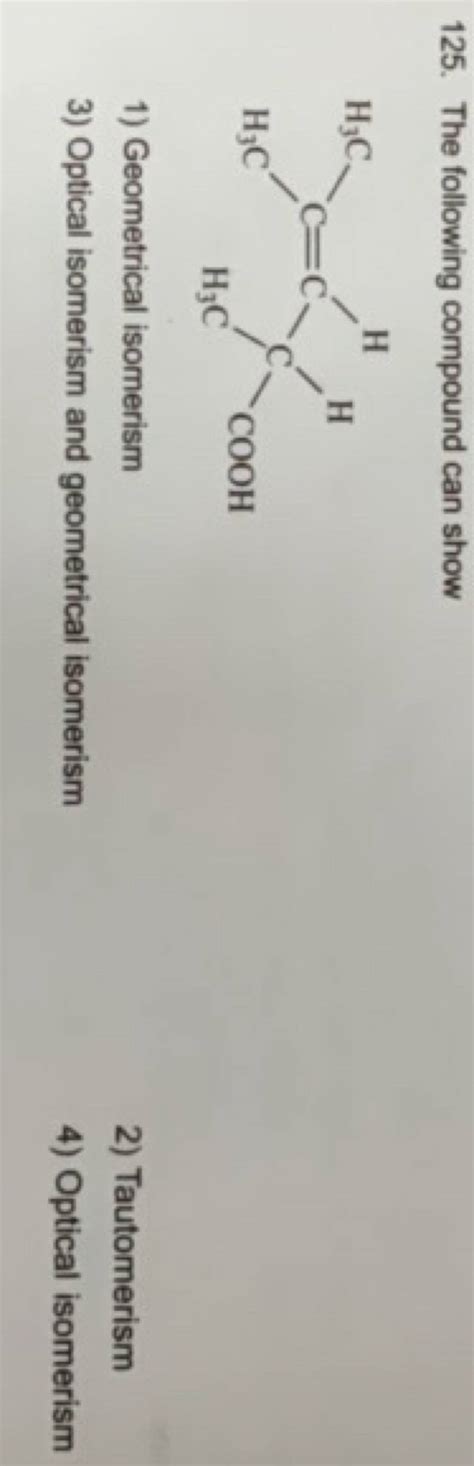 The Following Compound Can Show Cccccccoo Filo