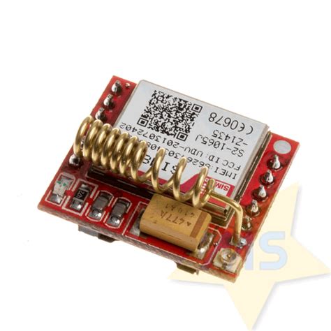 módulo gsm gprs sim800l antena
