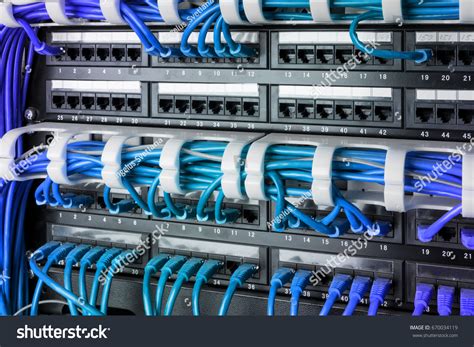 Network Panel Switch Internet Cable Data Stock Photo Shutterstock