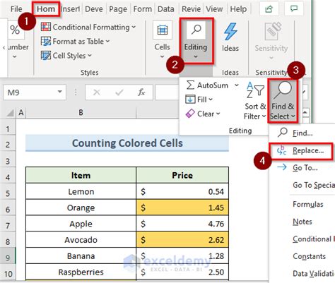 How To Use The Countif Function In Excel To Count Bold Cells