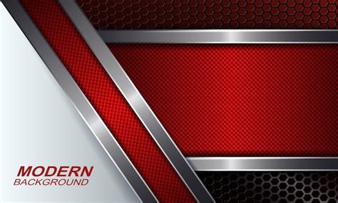 Premium Vector Composition With A Mesh Grid Textured Red Frames With A Brilliant Border Of A