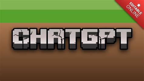 Chatgpt Minecraft 3d Text Effect Generator