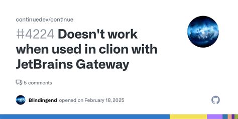 Doesnt Work When Used In Clion With Jetbrains Gateway · Issue 4224 · Continuedevcontinue · Github