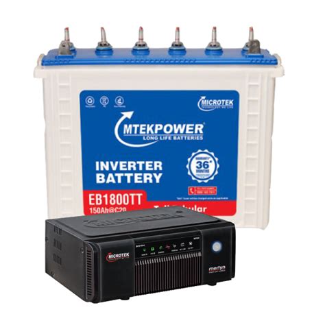 Microtek VA Inverter MICROTEK Ah Tubular Battery Citi Essentials