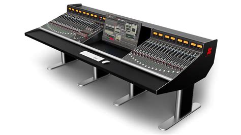 Audio Console Ssl Origin Mixing Console At Higher Rhythm Recording