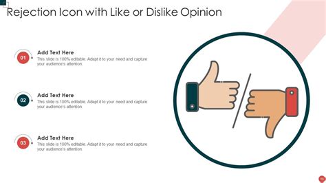 Rejection Icon Ppt Powerpoint Presentation Complete Deck With Slides