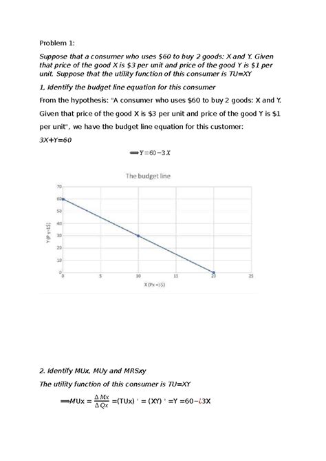 Nguyễn Minh Phương Assignment 5 Problem 1 Suppose That A Consumer Who Uses 60 To Buy 2