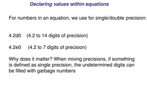 Ppt Double Precision Real And Complex Powerpoint Presentation Free