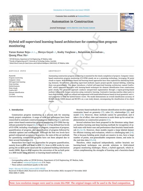 pdf hybrid self supervised learning based architecture for