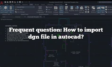 Frequent Question How To Import Dgn File In Autocad