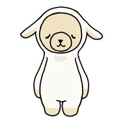 ひつじのメルくん LINEスタンプ 西川リビング株式会社