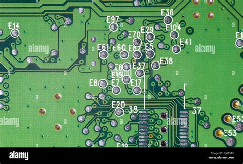 Circuit Board Close Up The Electronic Board Scheme Stock Photo Alamy