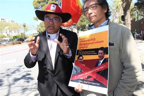 အမေရိကန်၊ ဆန်ဖရန်စစ္စကိုမြို့ရှိ တရုတ် ကောင်စစ်ဝန်ရုံးရှေ့တွင် နွေဦးတော