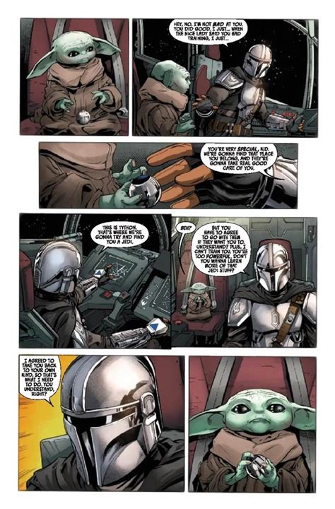Comic Review Star Wars The Mandalorian 2023 6 Adapts The Tragedy As Din Djarin And