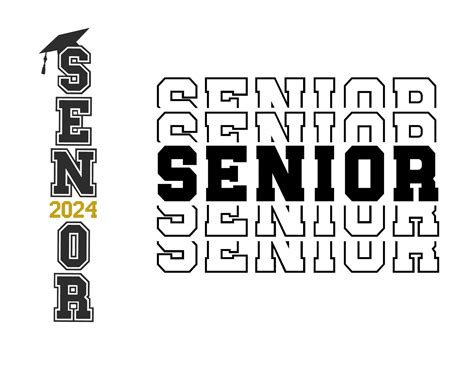 Senior 24 Png Graduation Class 24 Png Png Files Clip Art
