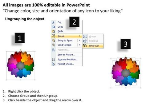 PowerPoint Themes Circle Process Gear Process Ppt Process