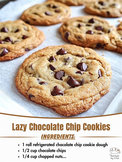 Recipes By Lisa πͺ Lazy Chocolate Chip Cookies Quick And Irresistible π« No Time To Bake From Recipes By Lisa πͺ Lazy Chocolate Chip Cookies Quick And Irresistible π« No Time To Bake From