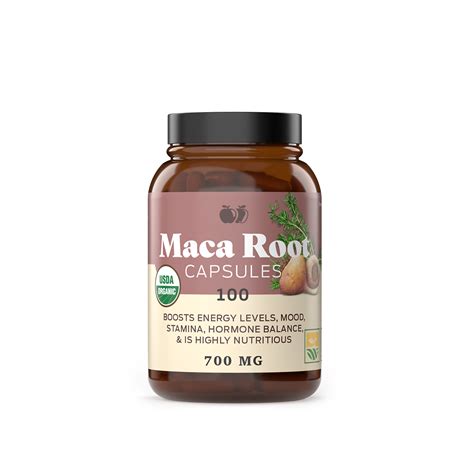 Organic Maca Root Capsules Cnpusa
