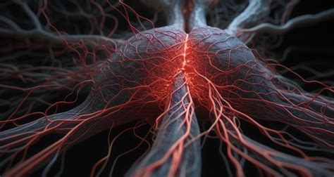 Premium Photo Neural Network In A Brain Illuminated By A Red Glow Showcasing Intricate Connections