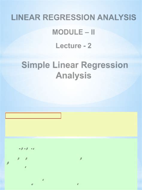 Lecture2 241007 162001 Pdf Linear Regression Ordinary Least Squares