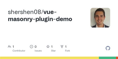 github shershen08 vue masonry plugin demo