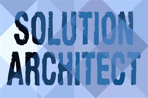 Conceptual Caption Solution Architect Business Showcase Design