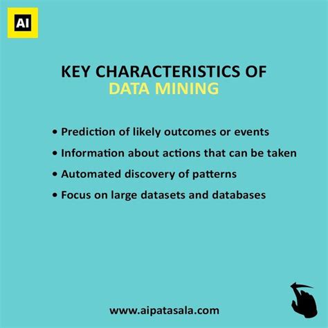 characteristics of data mining