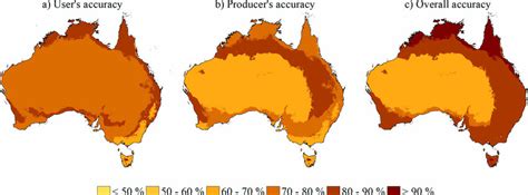 combined spatial accuracy map 2010 and 2015 showing mean user s