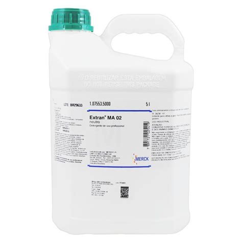 Detergente De Uso Profissional Extran Ma01 Alcalino Merck Embalagem 5 Litros
