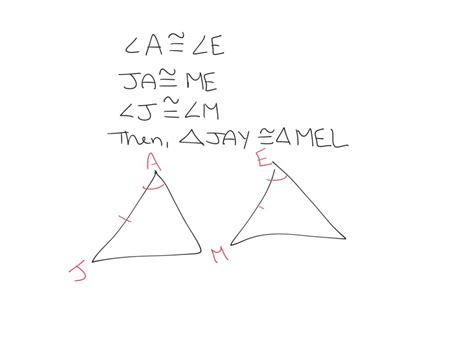 solved learning task 3 draw a congruent triangle by putting names