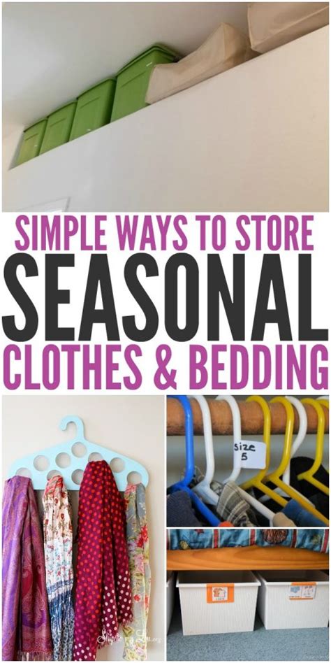 Simple Ways To Store Seasonal Clothes And Avoid The Clutter