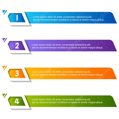 Info Bar Vector Design Images Four Bar Info Graphic Vector Ilustration