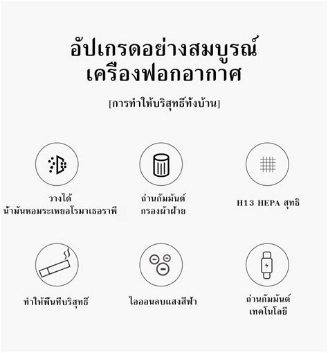 Thailife เครื่องฟอกอากาศ Hepa กรองอากาศ พร้อมไอออนลบ ขนาดเล็ก Shopee Thailand