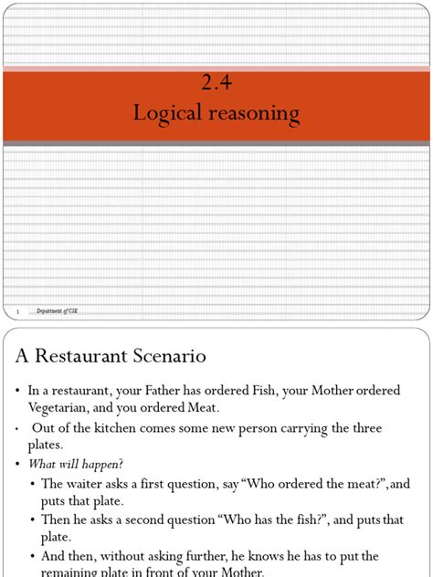 Logic Part 1 Pdf Argument Deductive Reasoning