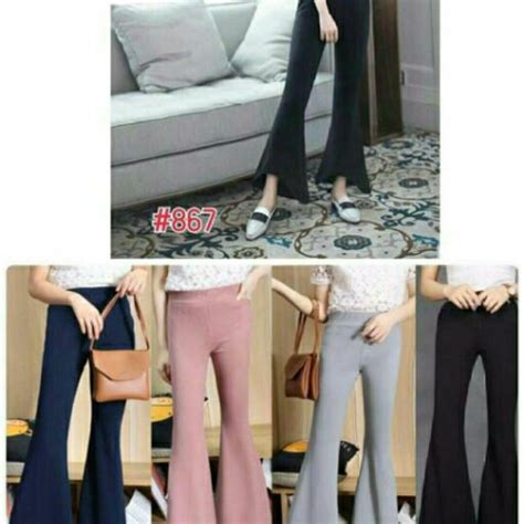 กางเกงขาม้าผ้าฮานาโก๊ะ มือ1 มีเทากับชมพู Shopee Thailand