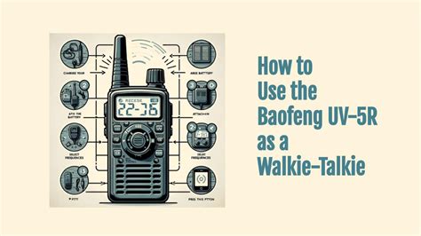 How To Use The Baofeng UV R As A Walkie Talkie OneSDR Technology