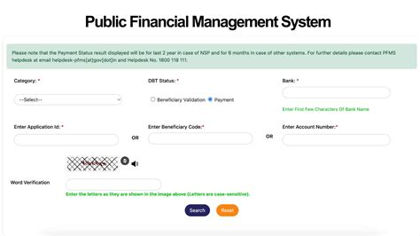 PFMS Full Form Public Financial Management System