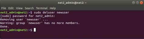 How To Add And Delete Users On Ubuntu Debian
