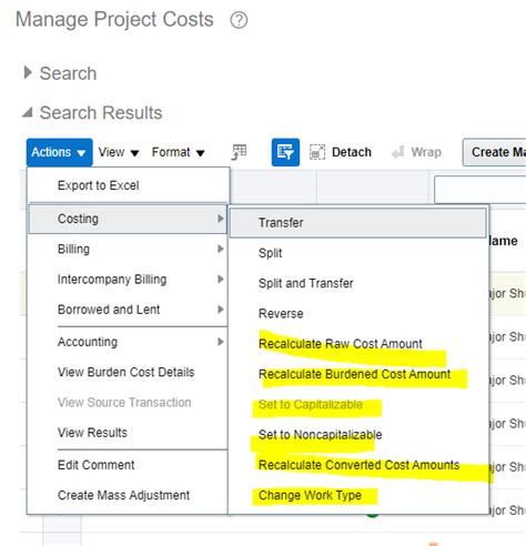how do we disable items from the action drop down list — cloud