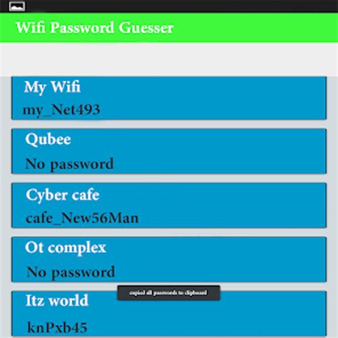 Wifi Password Guesser For Android Download